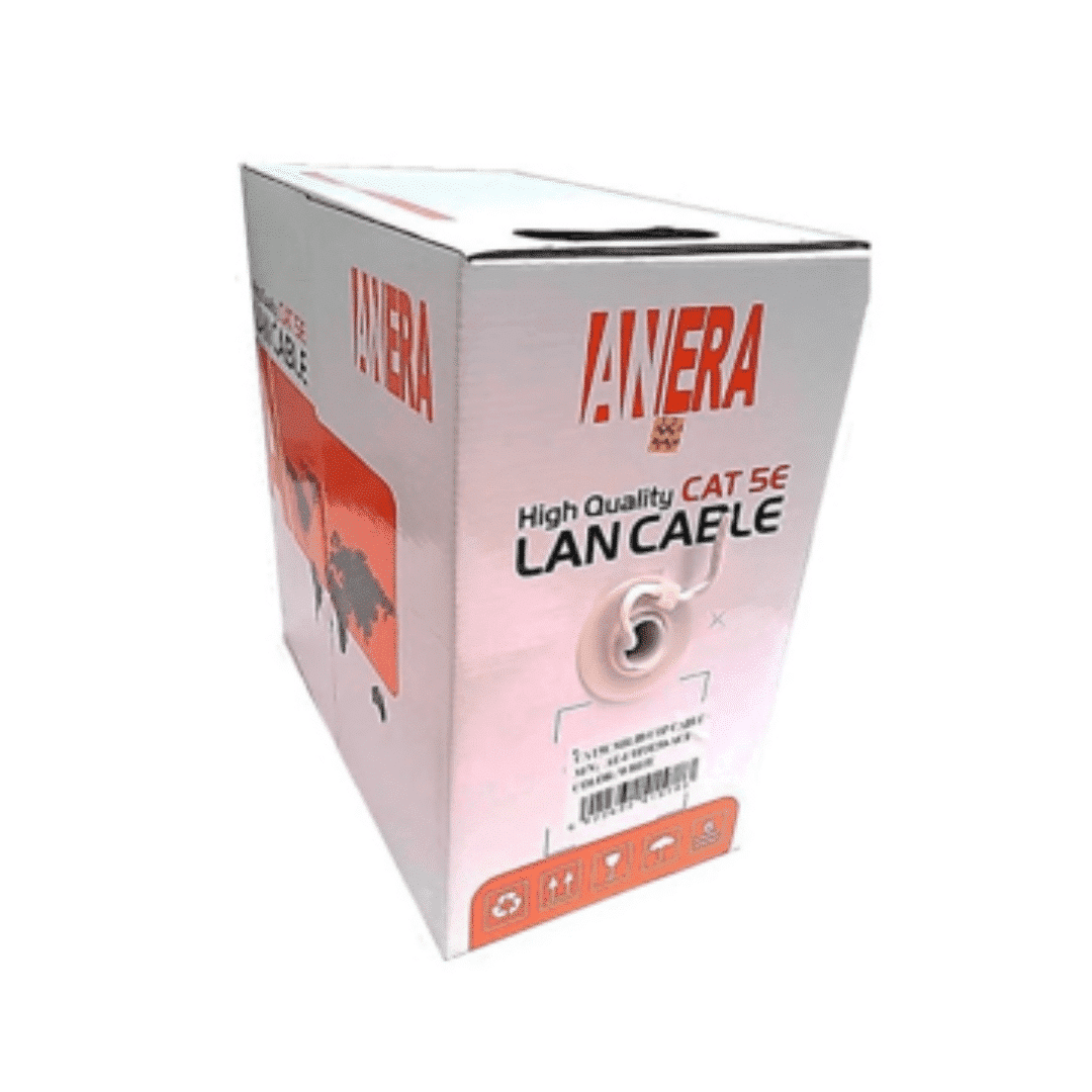 Rollo De Cable - Utp Anera Ae-cat6 305m 056mm 80cca 20cu Blanco