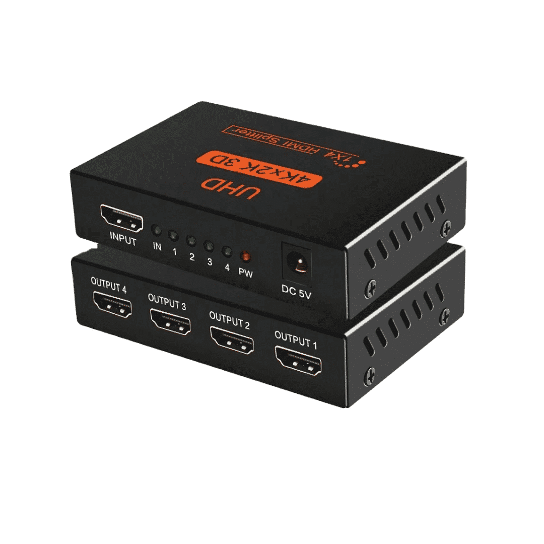 Spliter Hdmi A Hdmi De 4 Puertos 1.4v 4k*2k