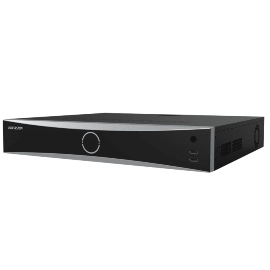 Hikvision - Standalone NVR - 4 Video Channels - Networked - K Series AcuSense 4K - Vigilancia De ...