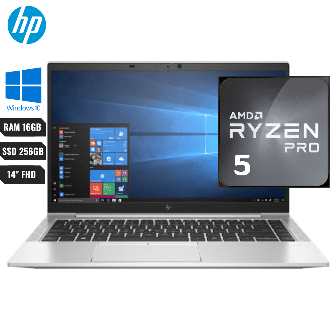 Laptop Hp Elitebook 845 G7 Amd Ryzen 5 Pro 4650u (4th) 256gb Ssd 16gb 14" (1920x1080) (teclado ...