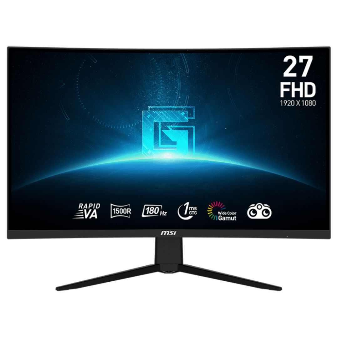 Monitor Msi 27 Curvo Full Hd Gaming 180hz 1920 X 1080 Fhd1ms 2x Hdmi