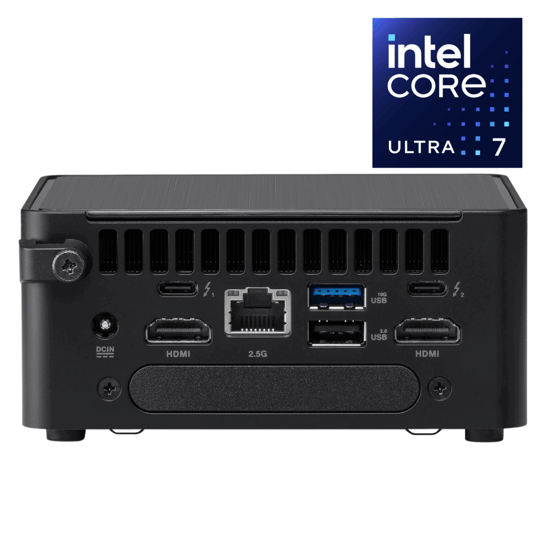 Asus NUC 14 Pro NUC14RVHu7 Barebone System - Mini PC - Socket BGA-2049 ...