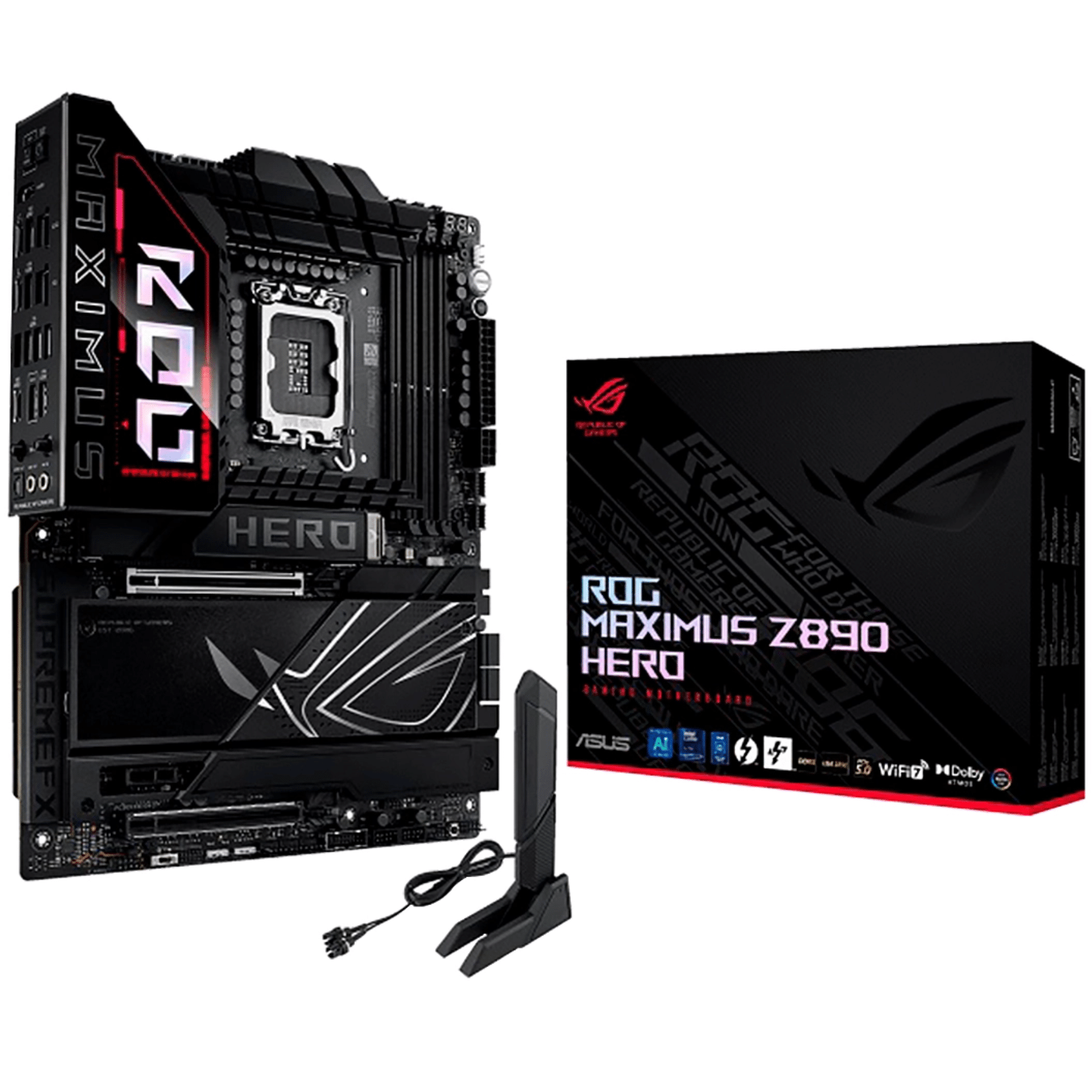 Asus Rog Maximus Z890 Hero Gaming Desktop Motherboard - Intel Z890 ...