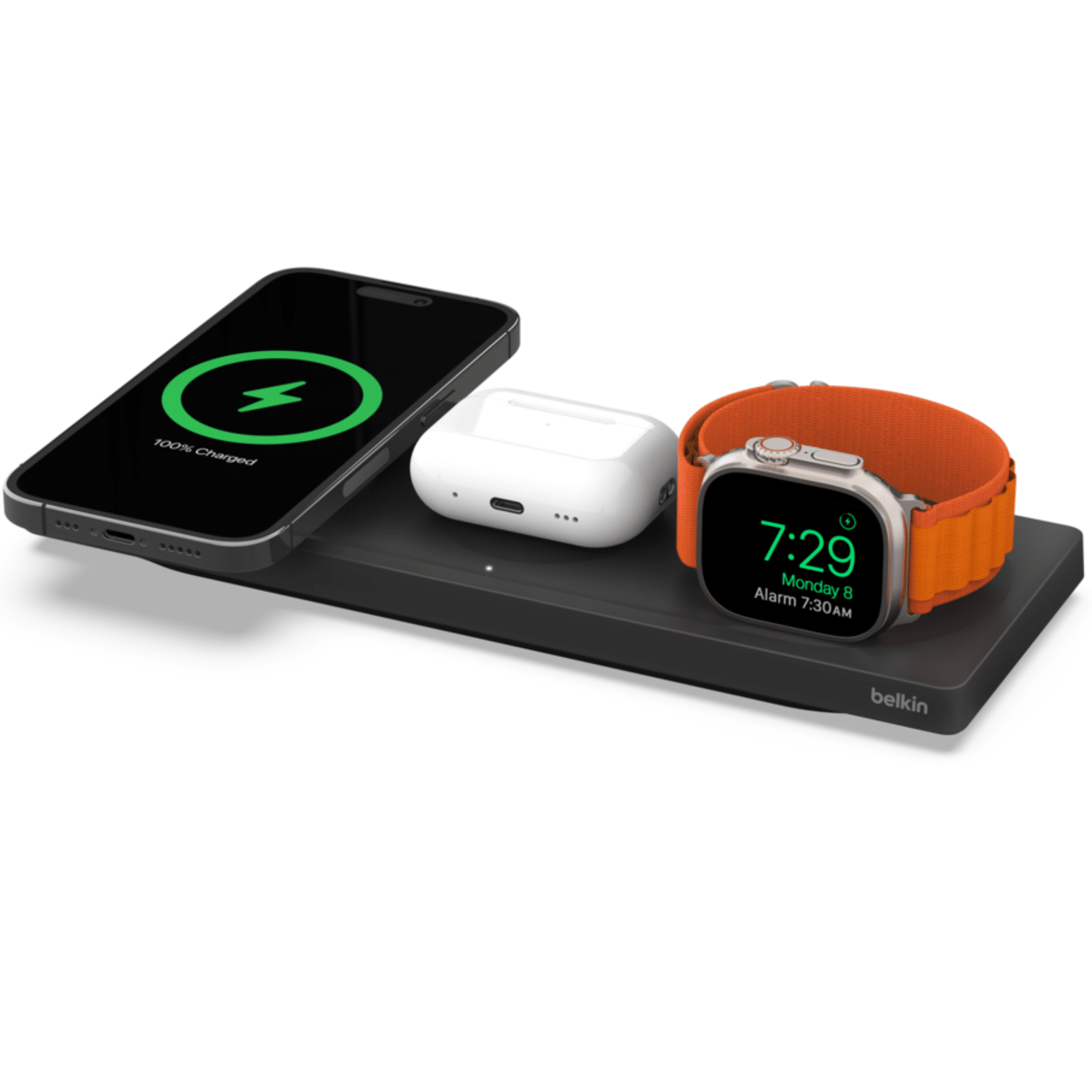 Belkin BOOST CHARGE PRO 3-in-1 - Base De Carga Inalámbrica - Fast ...