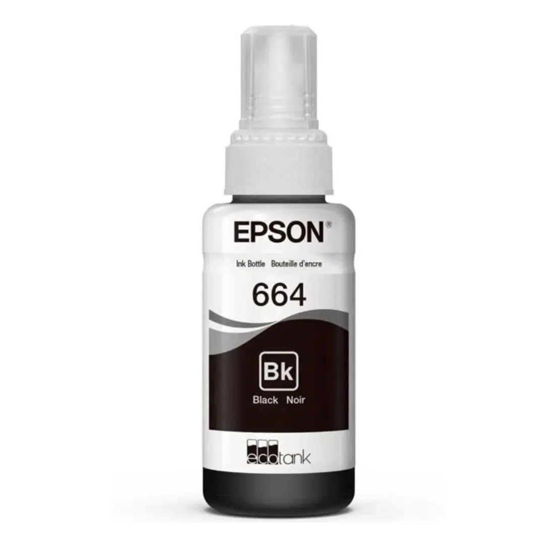 Epson T664 - 70 Ml - Negro - Recarga De Tinta - Para Epson L110, L200 ...