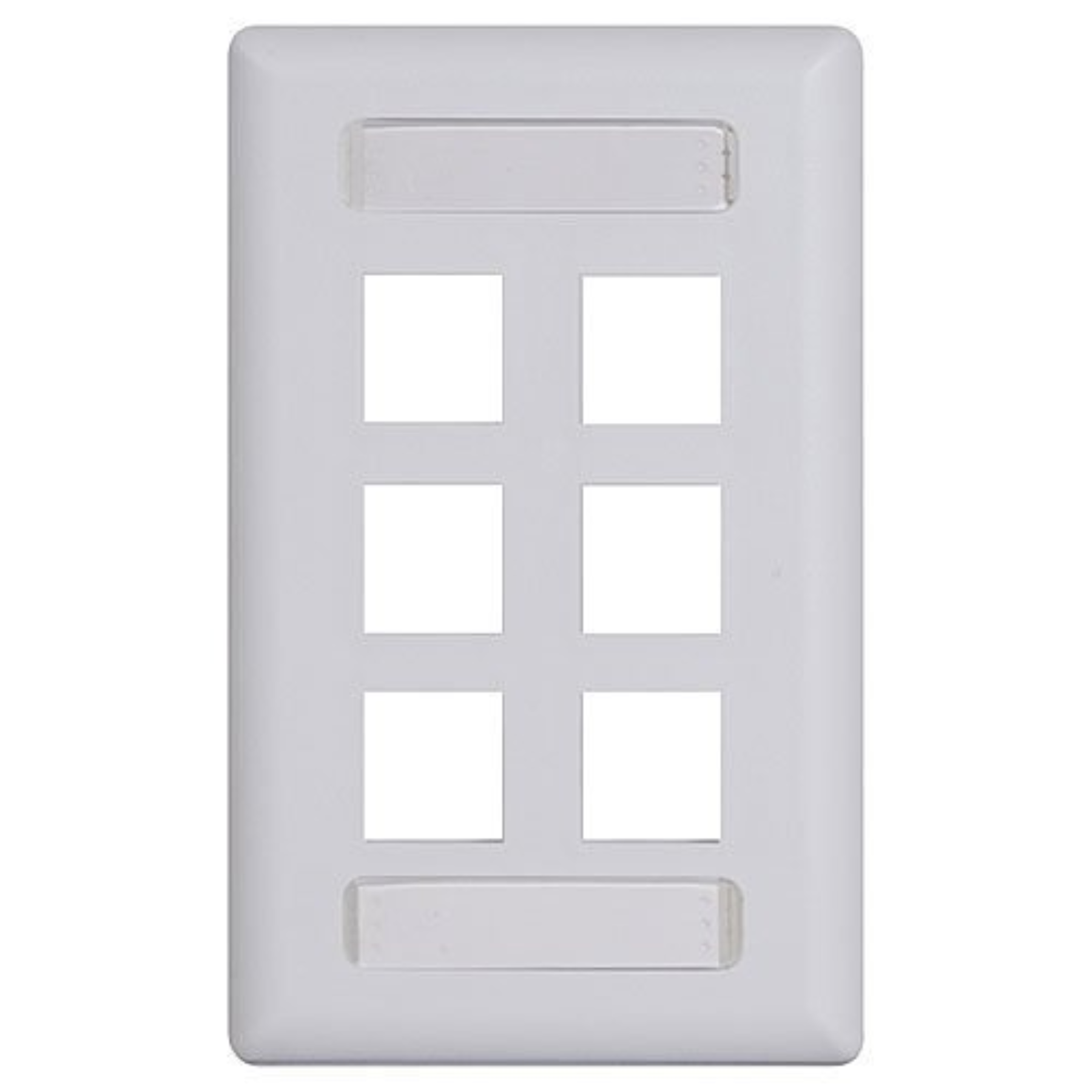 Faceplate Clasisic 6port 1g W-station Id Blanco - Redes - IC107S06WH