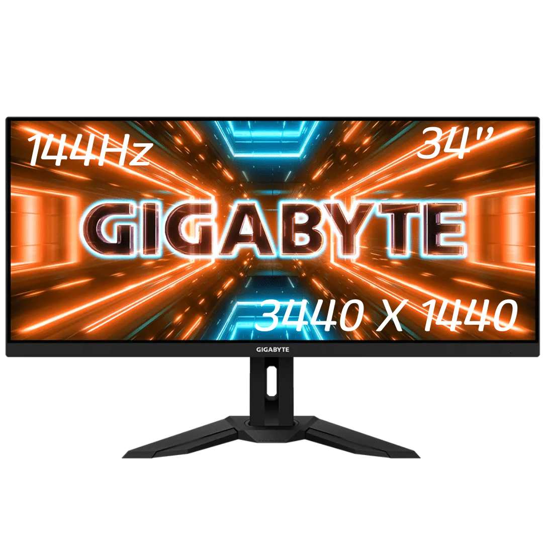 Gigabyte M34wq 34" Class Wqhd Gaming Led Monitor - 34" Viewable - In ...