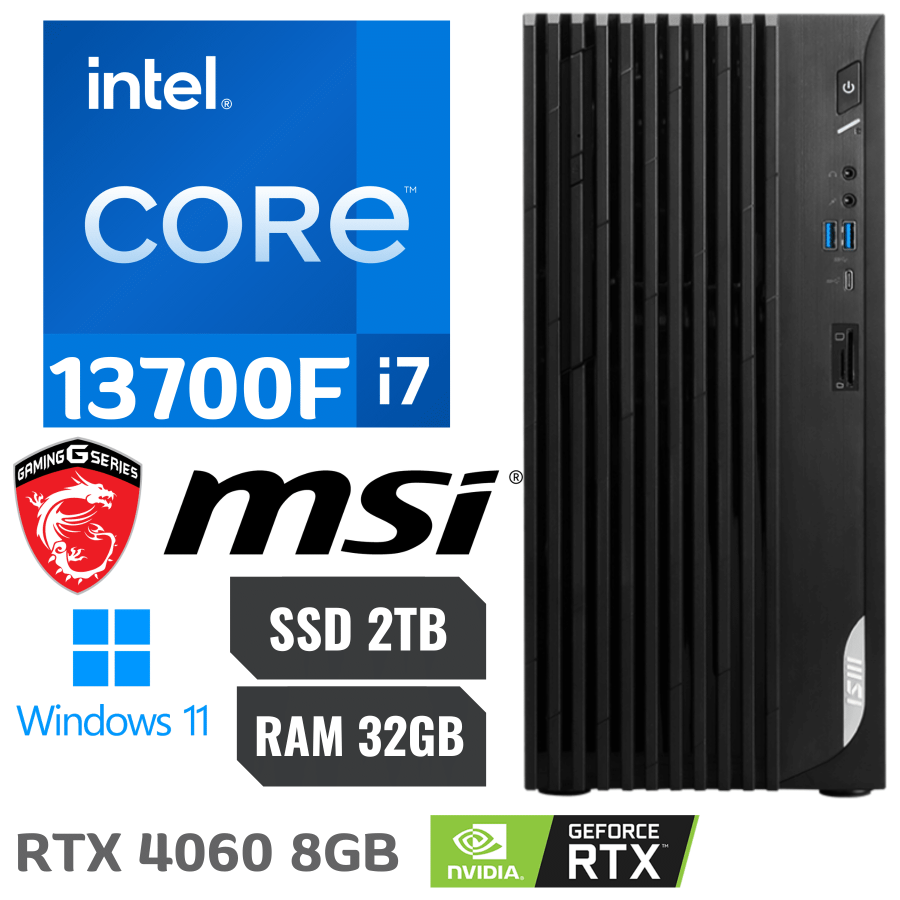 Msi Pro Dp180 13th Pro Dp180 13nuc-232us - Intel Core I7 I7-13700f - 32 ...