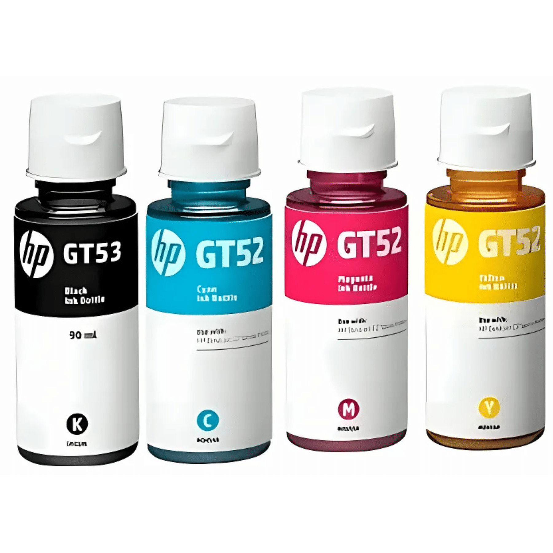 HP - Ink Bottle - Black / Cyan / Magenta / Yellow - Combo 4PACK ...