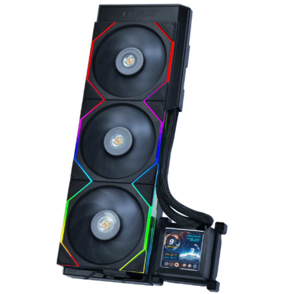 Lian Li Hydroshift 360 Aio Hslcd36tb Pre-installed 3 X Tl Fans - Side ...