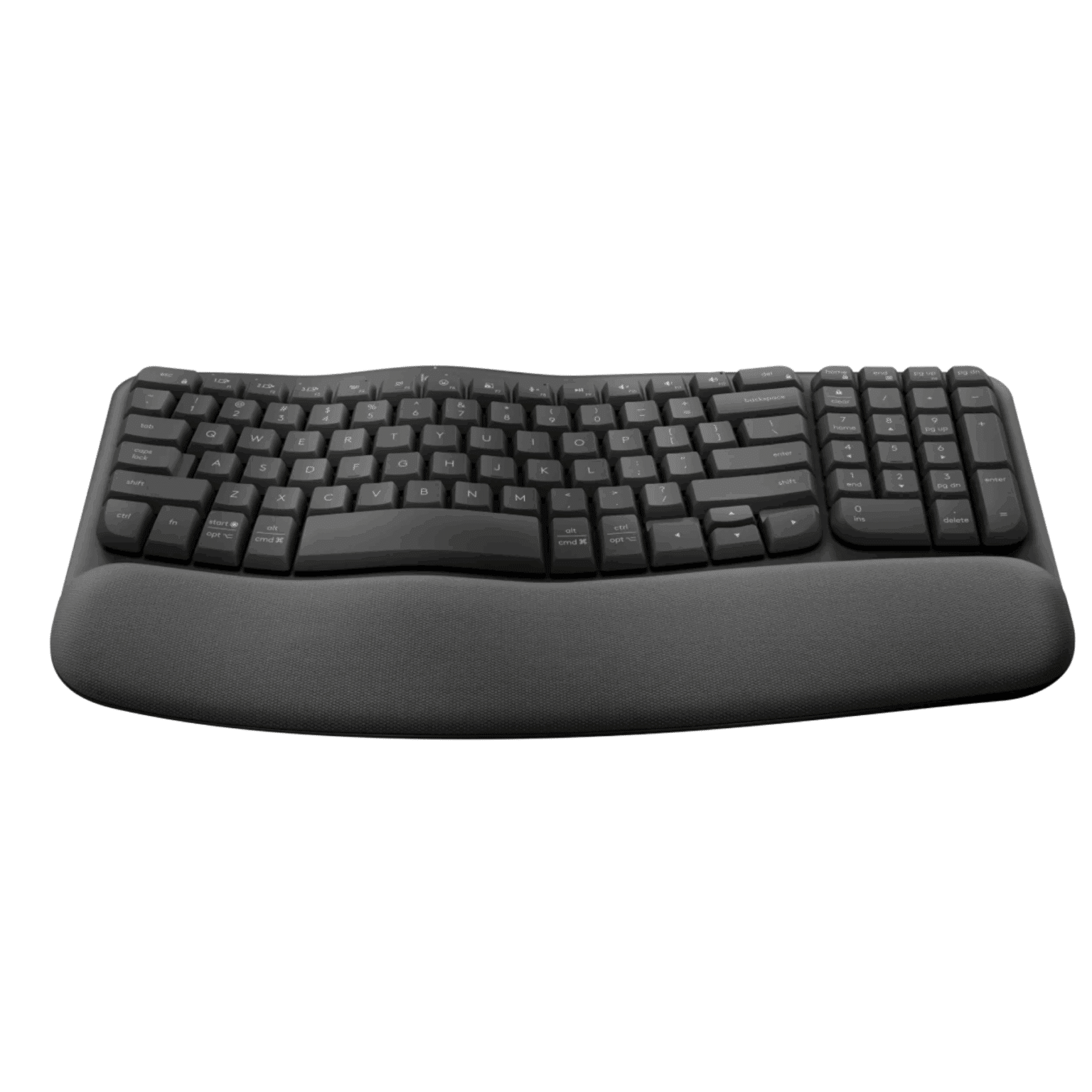 Logitech Ergo Series Wave Keys Wireless Ergonomic Keyboard With ...