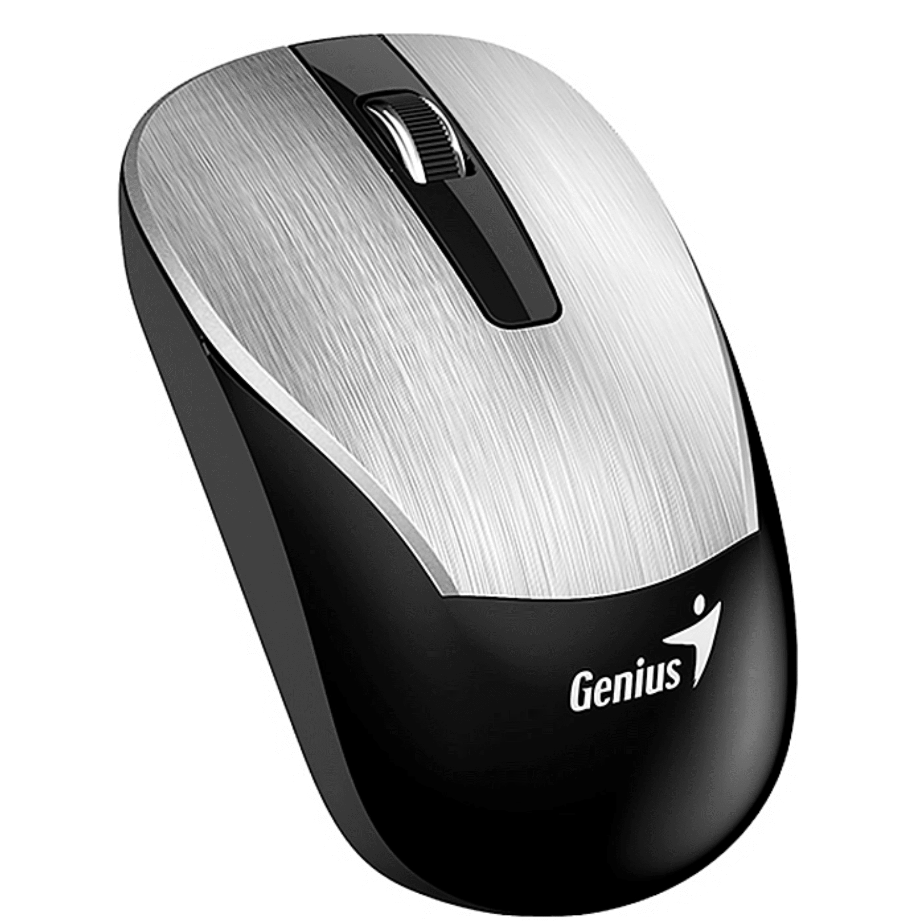 Mouse Genius Eco-8015 Wireless Blueeye Recargable Silver - Mouse ...