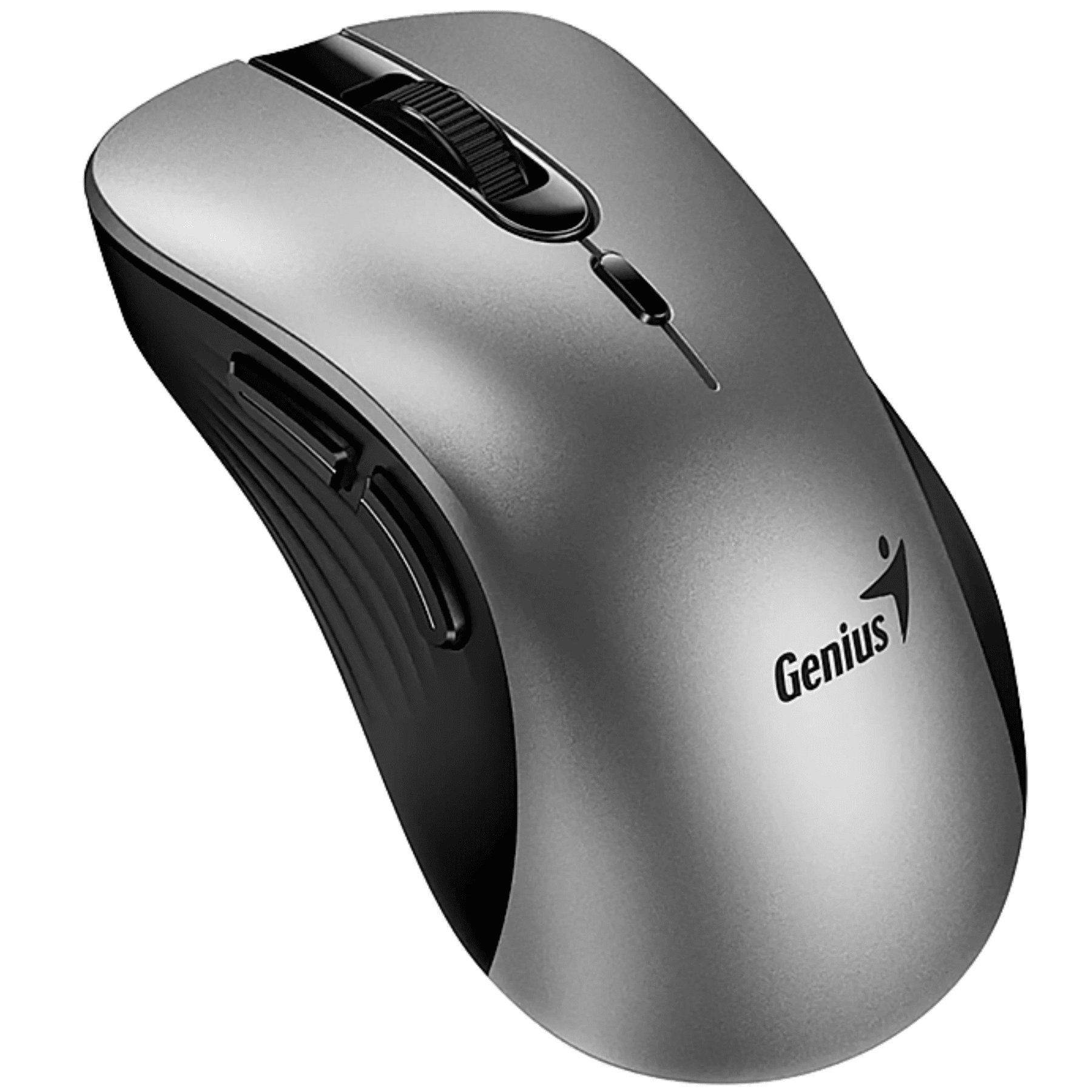 Mouse Genius Ergo-8100s Ai Wireless Bar-aa Silver Gray - Mouse ...