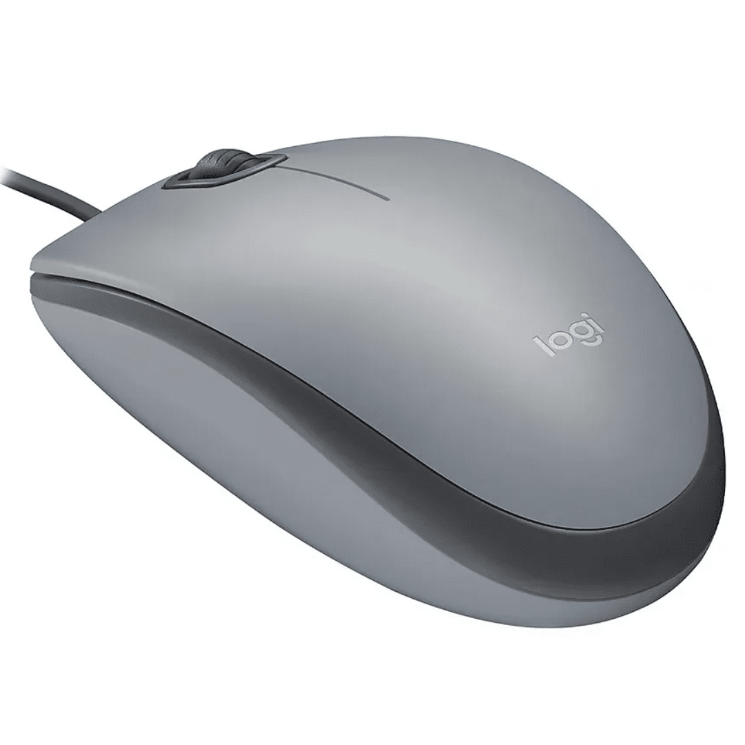 Mouse Logitech M110 Wired Gray - Mouse - 910006757