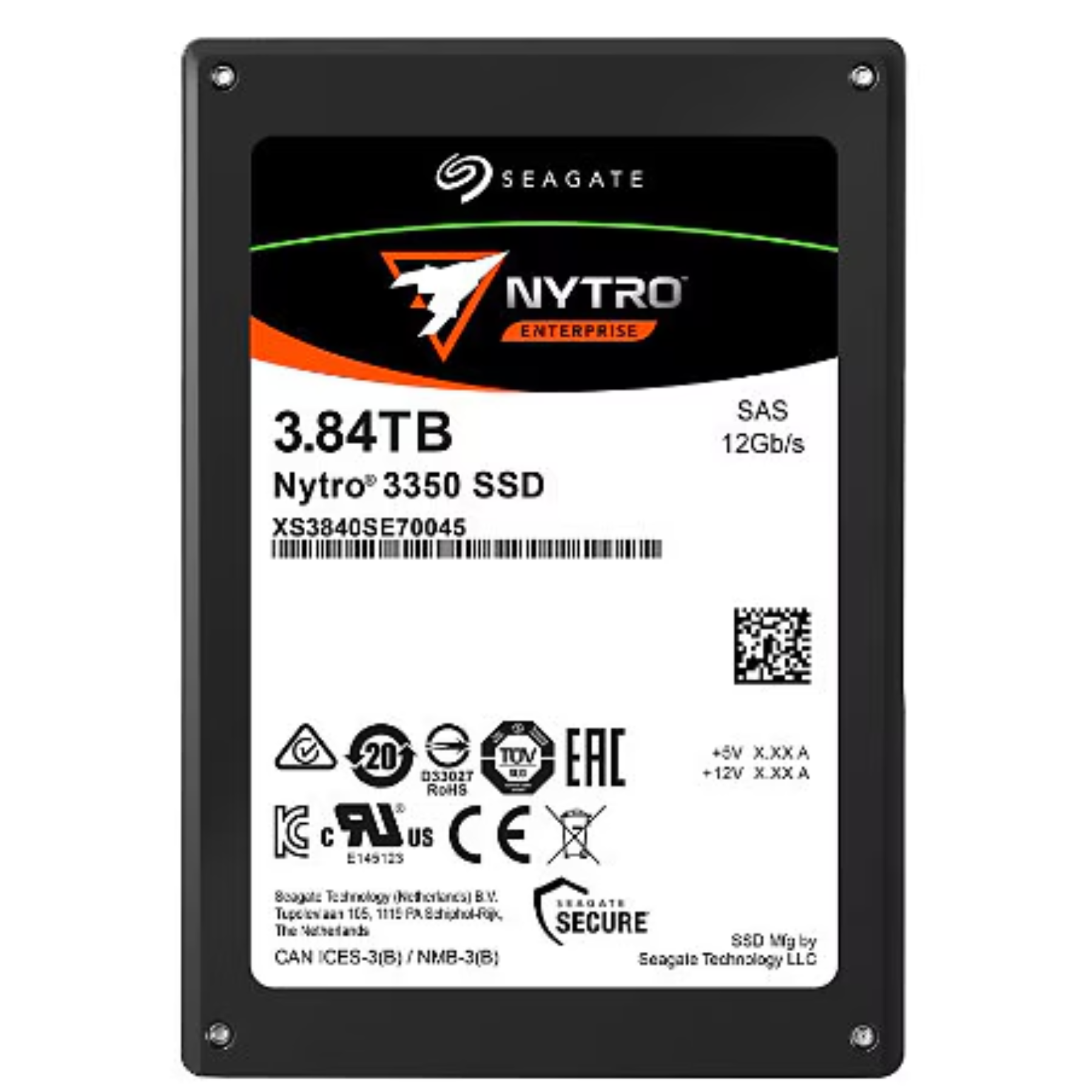 Seagate Nytro 3000 Xs3840se70045 3.84 Tb Solid State Drive - 2.5 ...