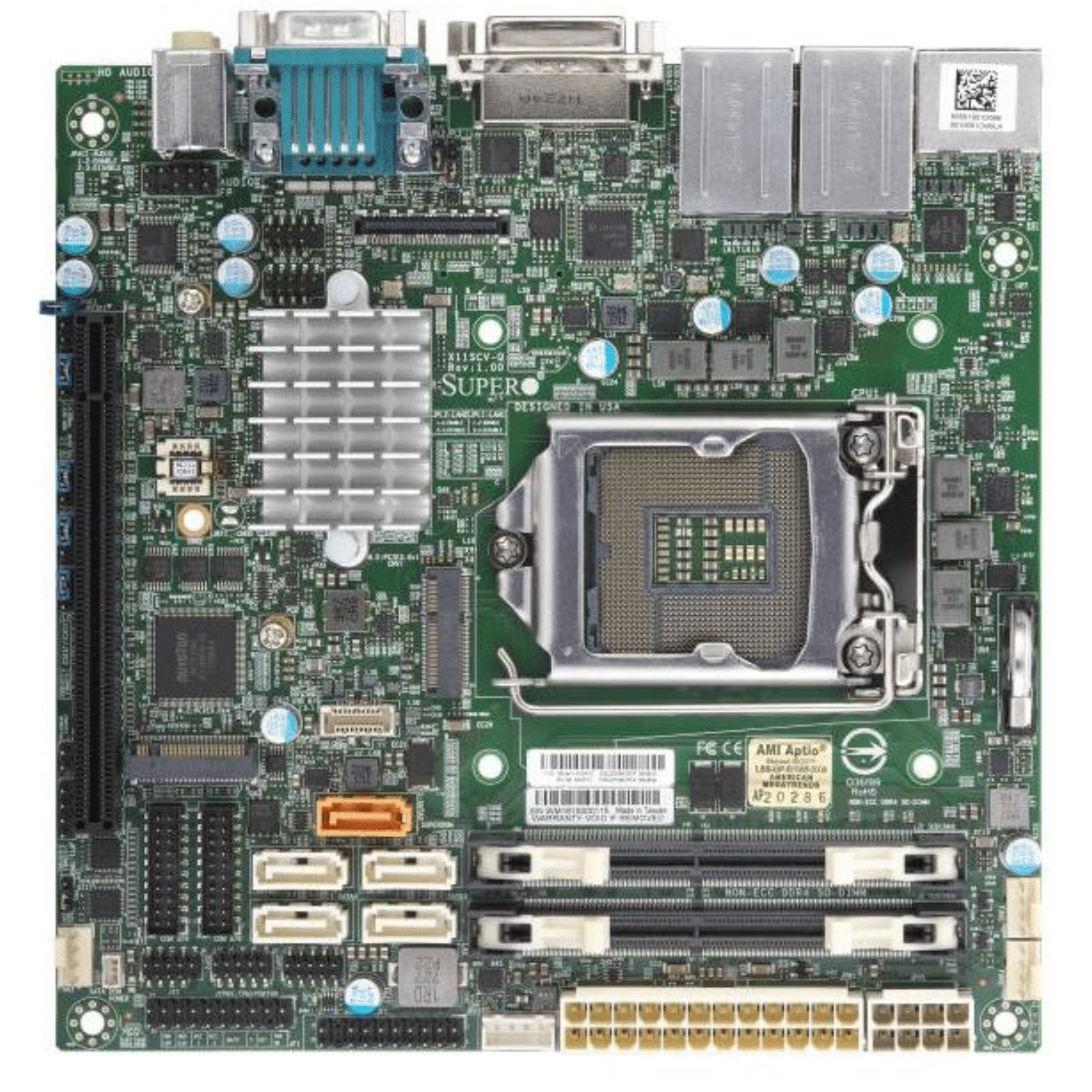 Supermicro X11scv q Desktop Motherboard Intel Q370 Chipset Socket Supermicro X11scv q Desktop Motherboard Intel Q370 Chipset Socket