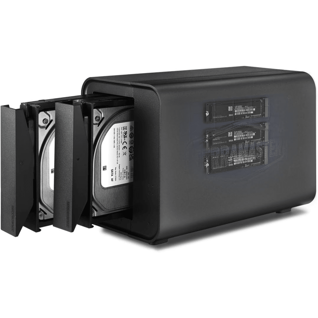 Terramaster D5 Hybrid 5-bay Hybrid Disk Enclosure - 2 X Hdd Supported ...