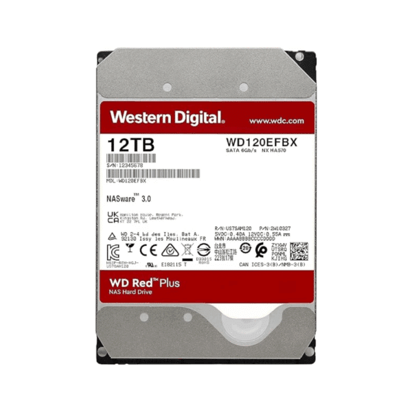 Western Digital WD Red Plus NAS Hard Drive - Hard Drive - Internal Hard ...