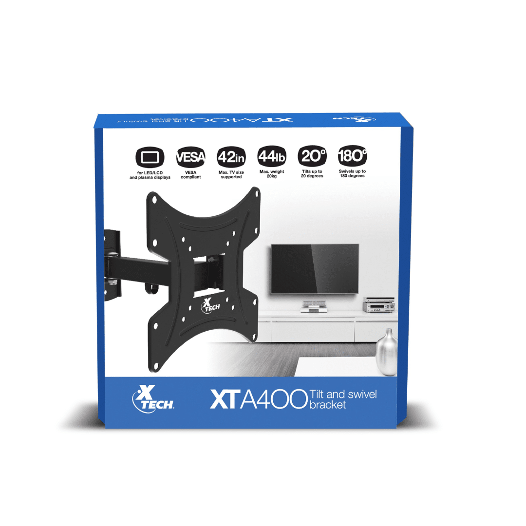 Soporte Xtech Xta-400 Articulado Para Led Lcd 23" A 42" 19kl Vesa Standar