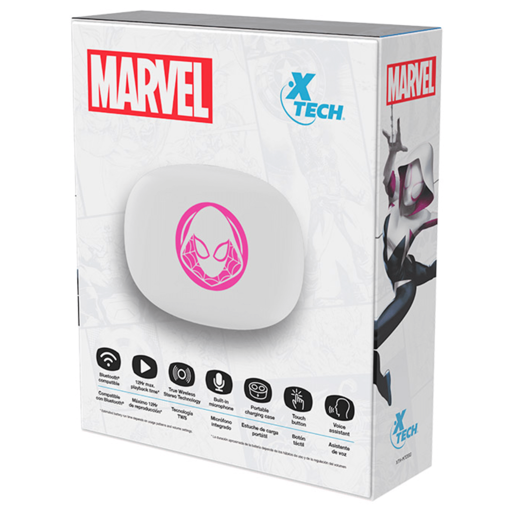 Xtech XTH-M701SG - True Wireless Earphones - Wireless - Earbuds Marvel Ghost Spider - Audio Y ...