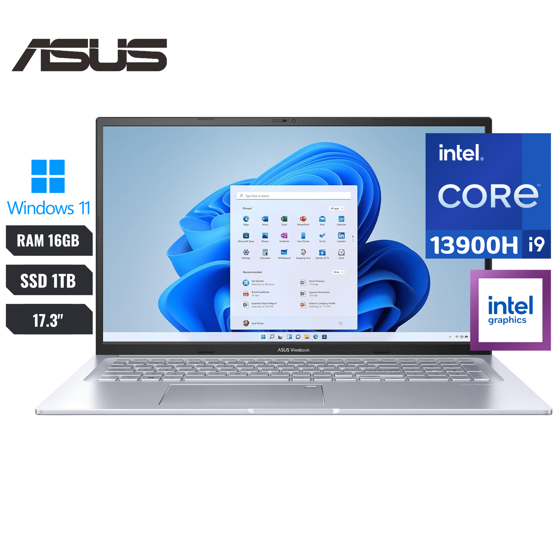 Asus Vivobook 17x K3704 K3704va-dh96-s 17.3" Notebook - Full Hd - Intel ...