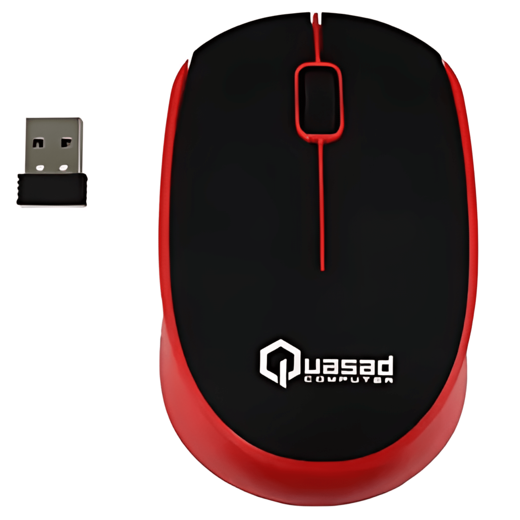 Mouse Quasad Qm-610 Wireless Rojo - Mouse