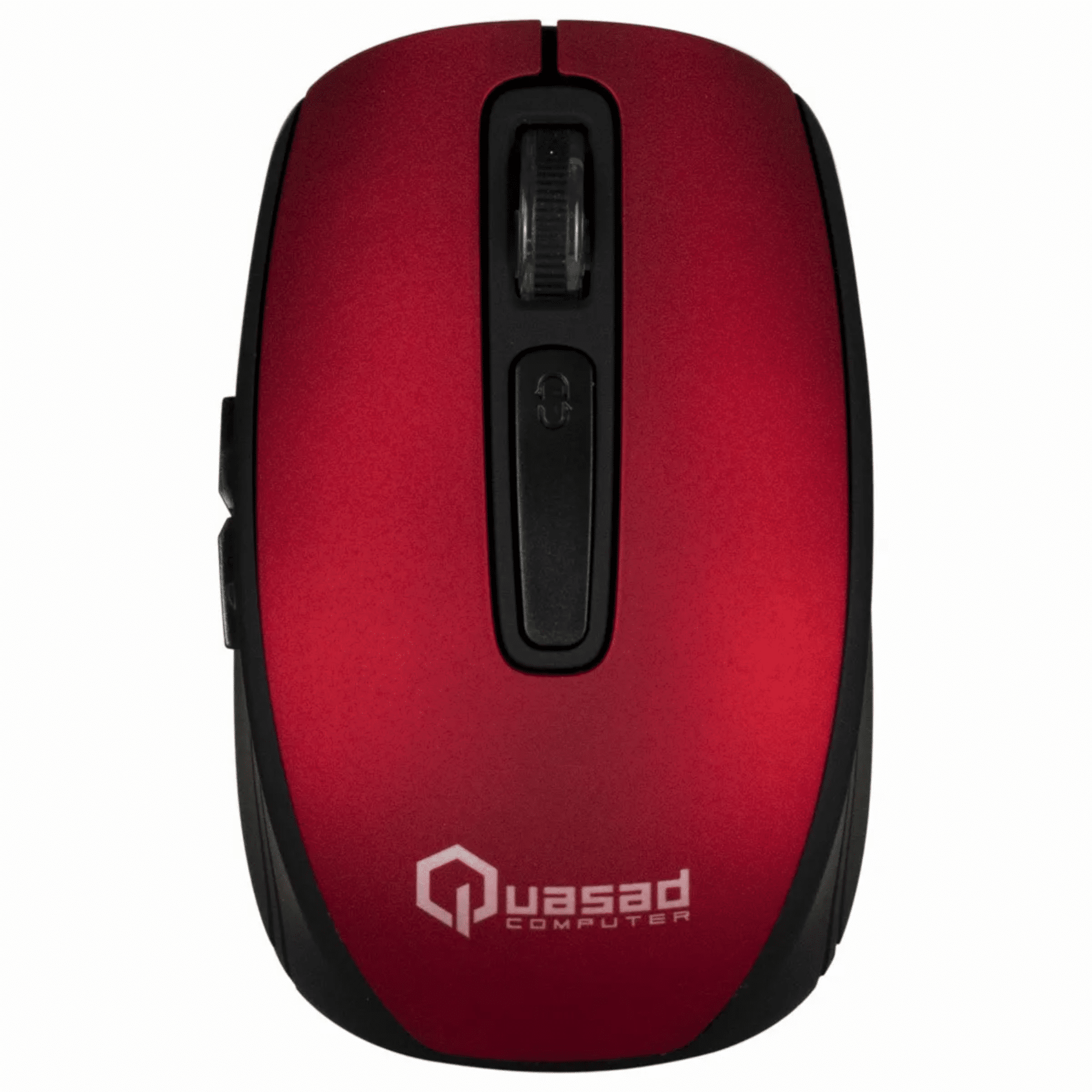 Mouse Quasad Qm-850 Ld Wireless Recargable Usb Red - Mouse - QM-850LD RED