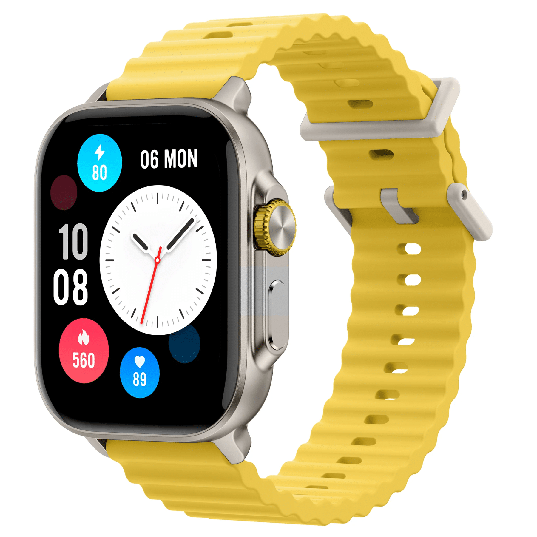 Smart Watch Rca Speed Yellow 1.38" Bluetooth Ip68 100 Sport Modes Long ...