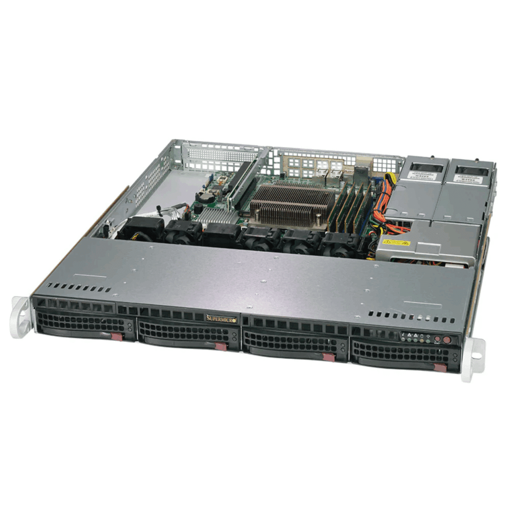 Supermicro Superserver 5019C-MR Server Barebone System - 1U Rack ...