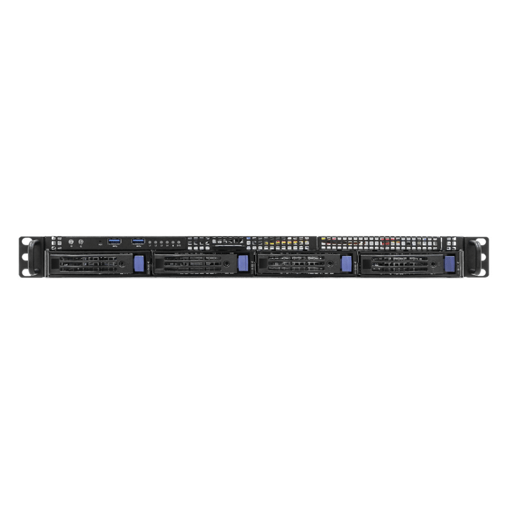 Asrock Rack Server Barebone 1u4lw-c262/2l2t Rpsu 4x 3.5" Hot Swappable ...