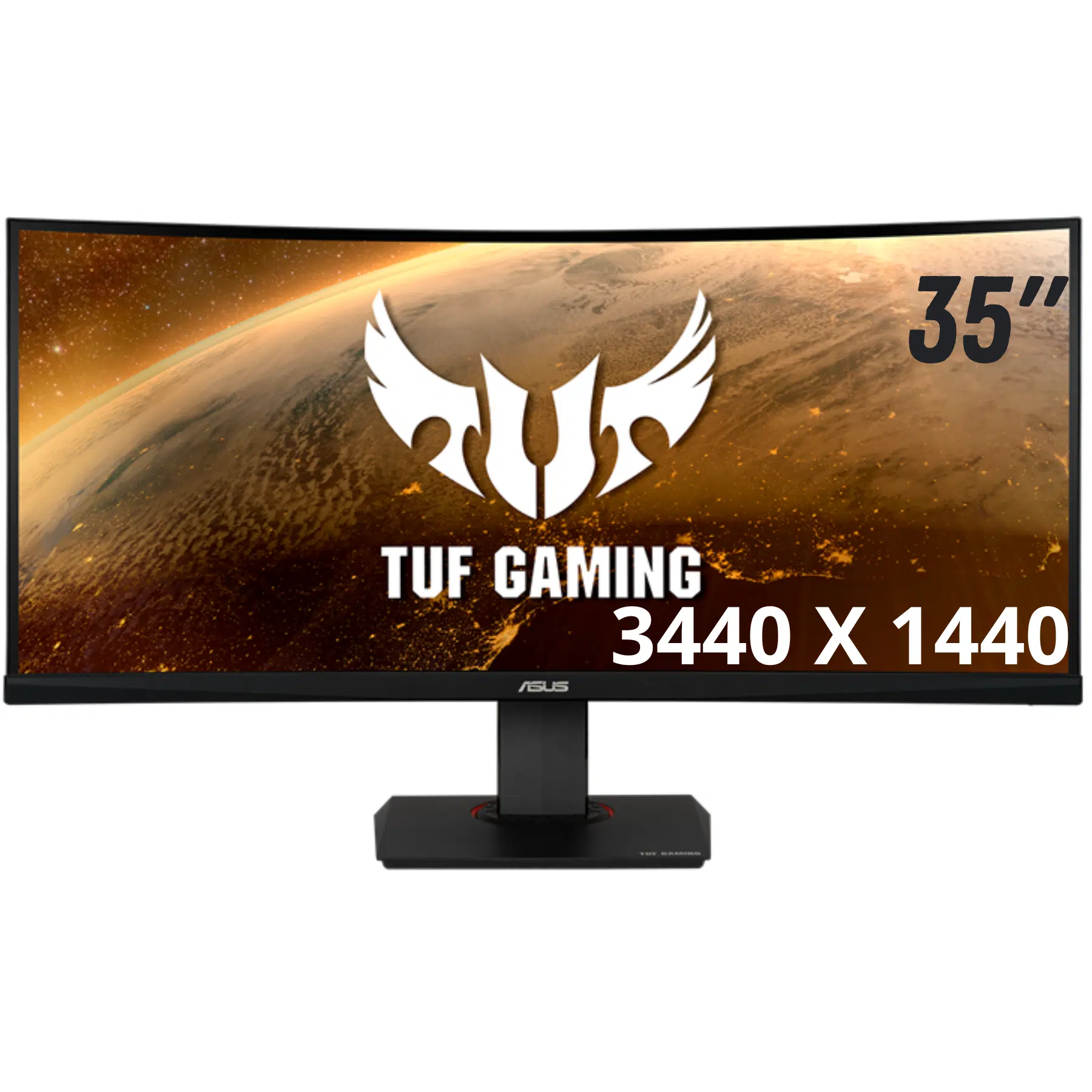 Tuf Vg35vq 35" Class Wqhd Curved Screen Gaming Lcd Monitor - 21:9 ...
