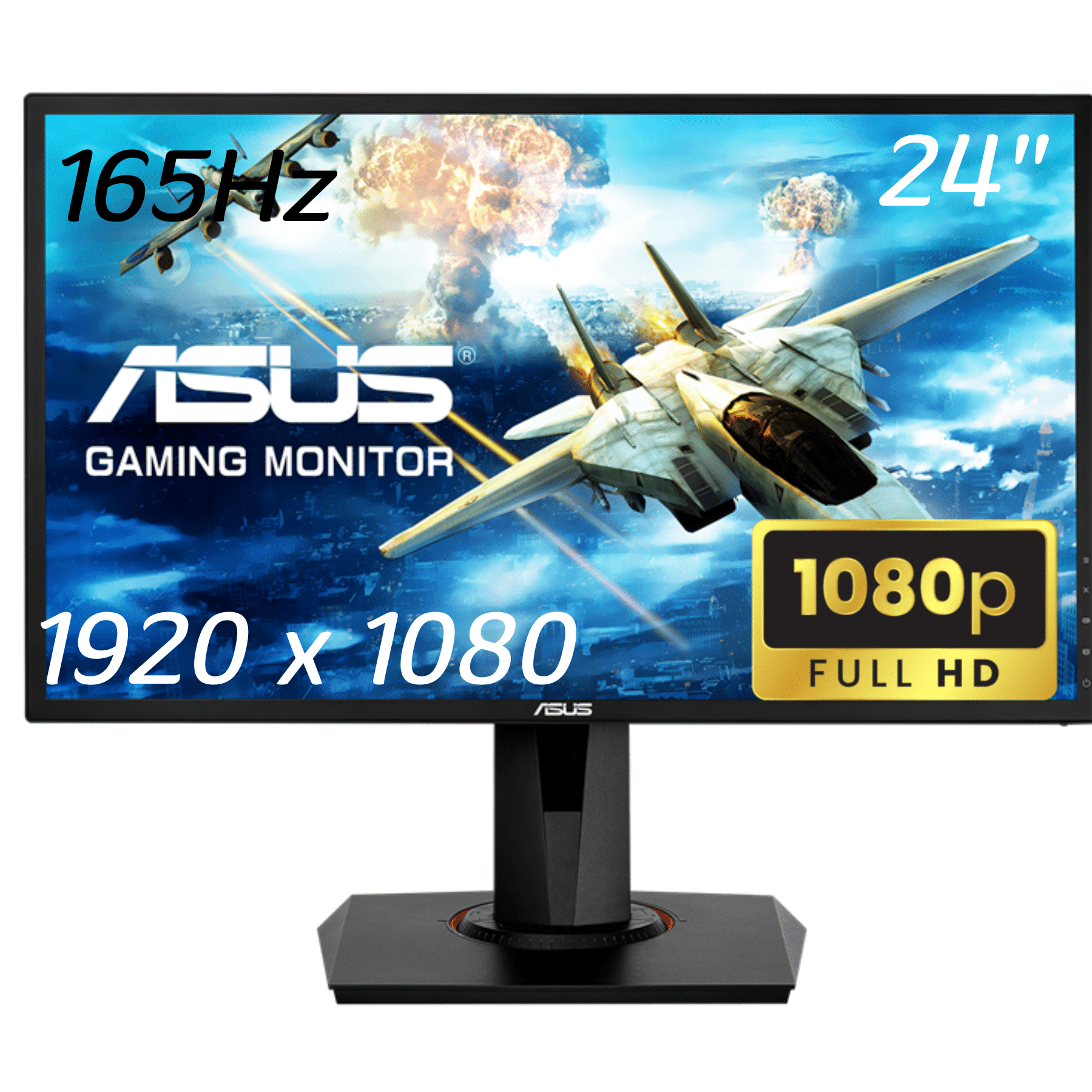 Asus Vg248qg 24" Class Full Hd Gaming Lcd Monitor - 16:9 - Black - 24 ...