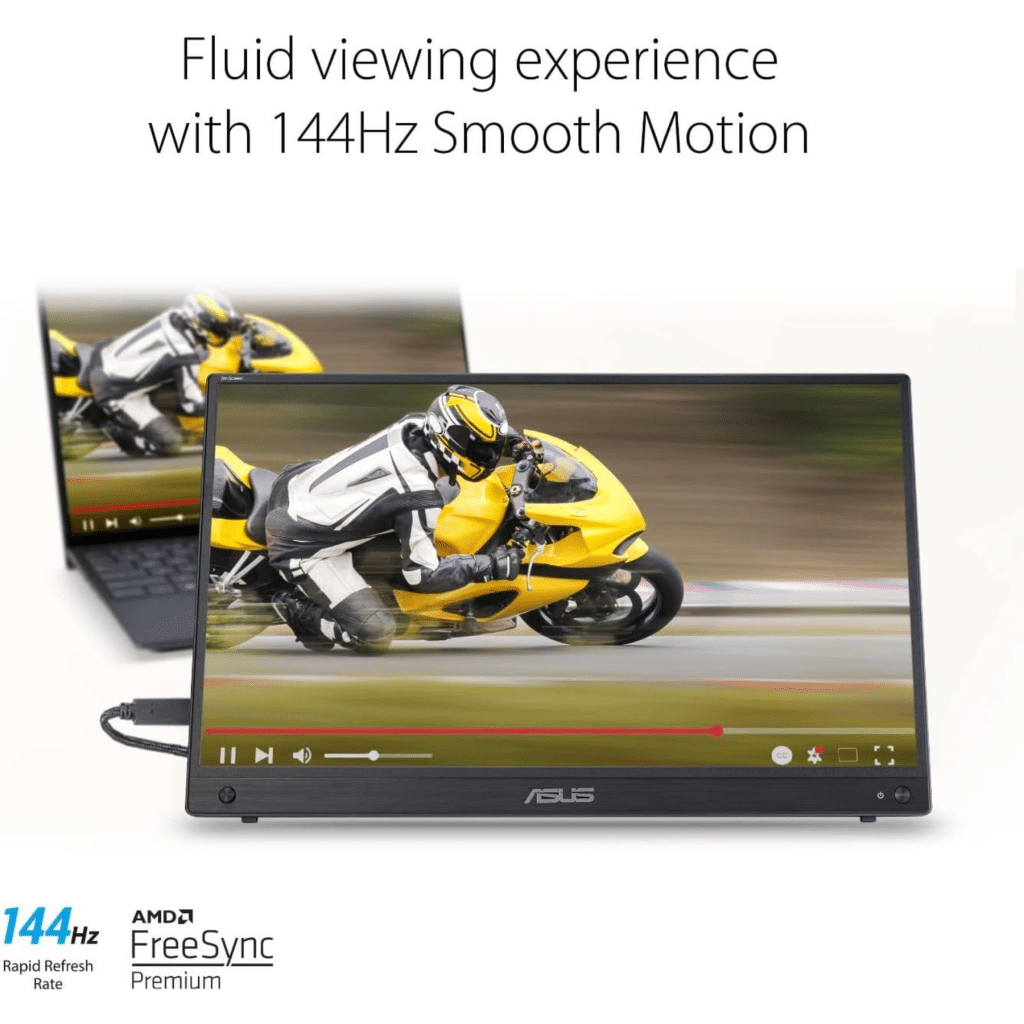 Asus Zenscreen Mb16ahg 16" Class Full Hd Lcd Monitor - 16:9 - Black ...