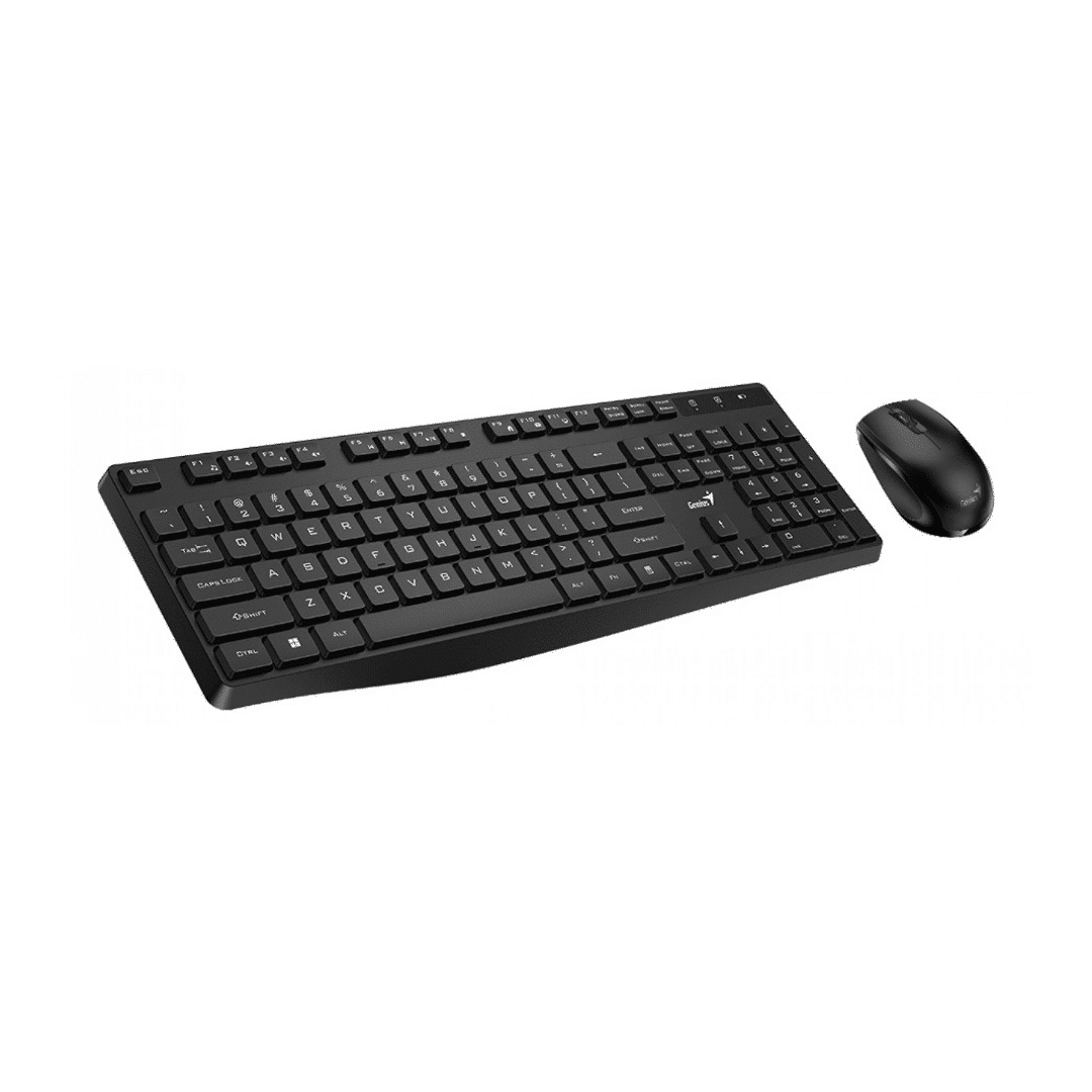 Combo Genius Teclado Y Mouse Km-8206s Wireless Negro Silence Rf 2.4ghz ...
