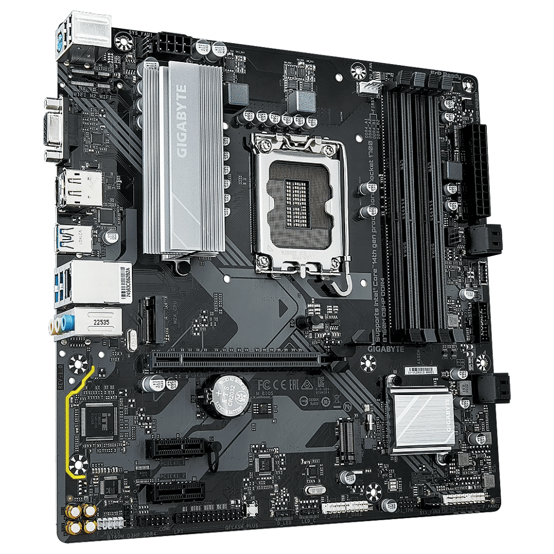 Mainboard Gigabyte B760m-d3hp Ddr4 14va Lga1700 4ddr4-3200 Hdmi 2m.2 8usb Pcie4.0 Matx - Mother ...