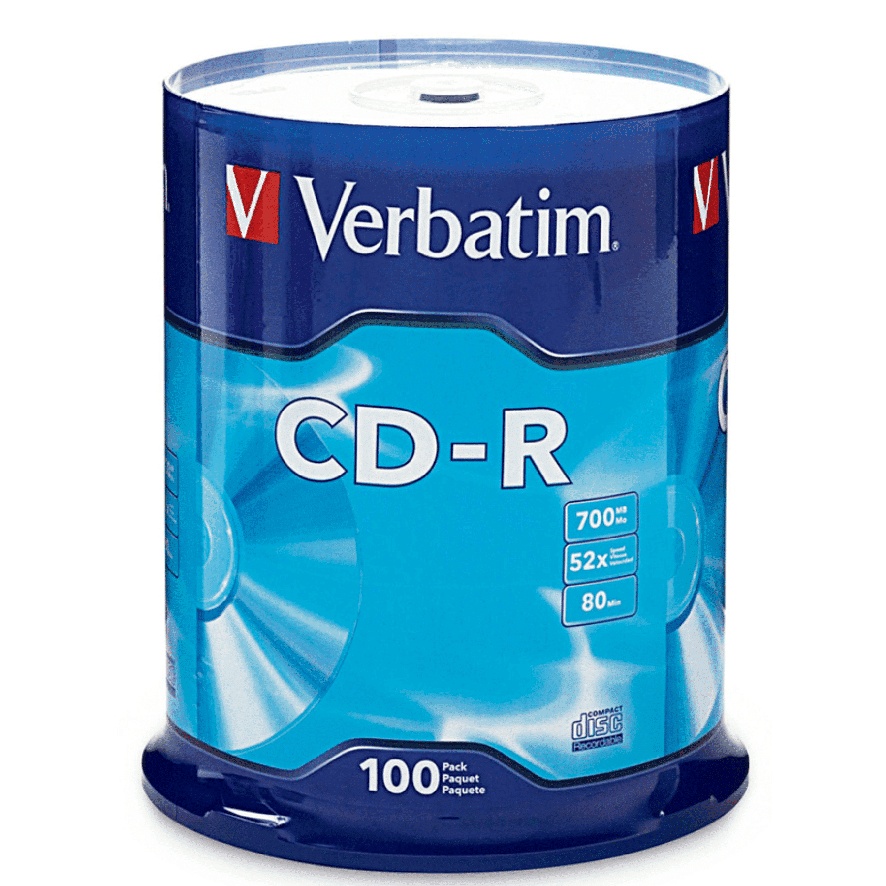 Optico Verbatim 94554 Cd-r 80min 700mb 52x Torre 100 Unds. - 94554