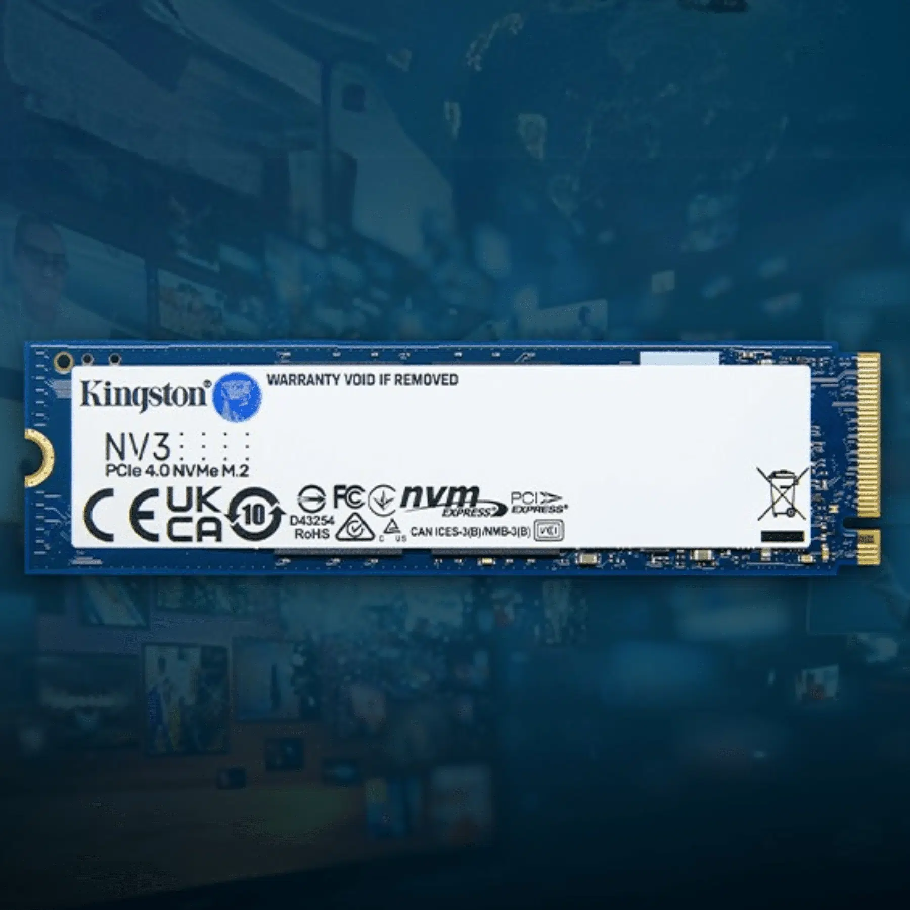 Ssd/kingston 500gb Nv3 M.2 2280 Nvme Ssd Up To 3000 Mb/s - SNV3S/500G