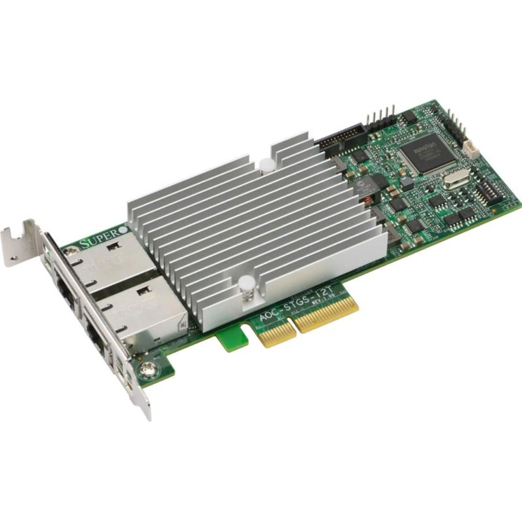 Supermicro Aoc-stgs-i2t - Network Adapter - Pcie 3.0 X4 Low Profile ...
