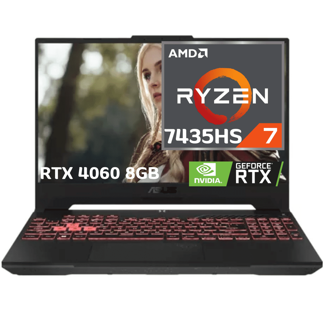Computador/asus Fa507nvr-hq107 R7-7435hs 16gb/1t Ssd/8grtx4060/15.6fhd ...