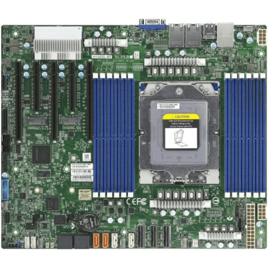 Supermicro Mbd-h13ssl-nt-b Atx Server Motherboard, Socket Amd Epyc 9004 ...