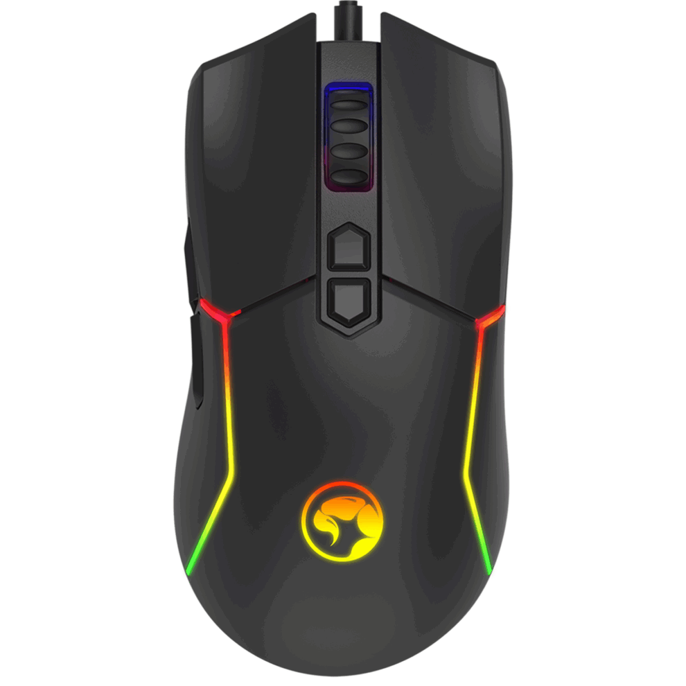 Mouse Marvo M655 Capo 35 Gaming Sensor Optico 6400 Dpi Rgb DiseÑo ...