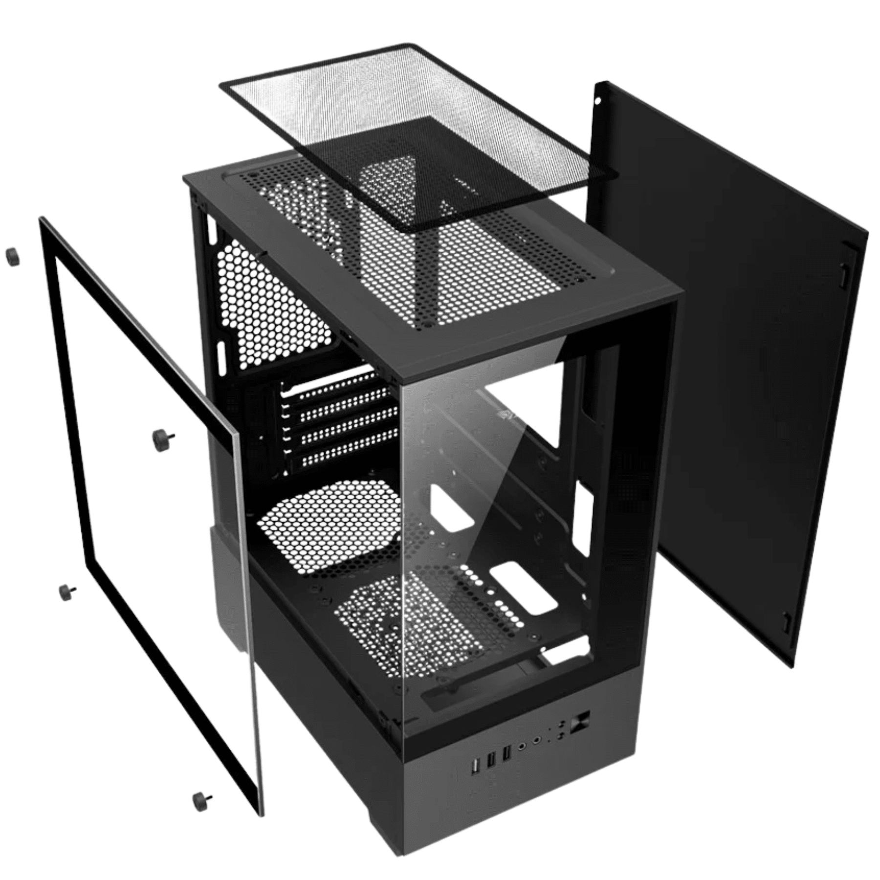 Case Gamer Armaggeddon Aquaron Duplex Pro Black Incluye 3 Fan ...