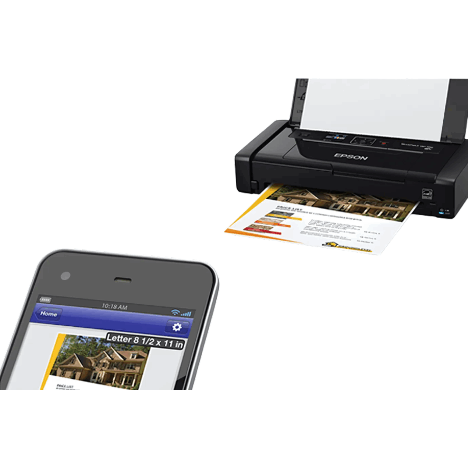 Epson WorkForce WF 100 - Portatil - USB - CMYK 5760 X 1440 Dpi ...