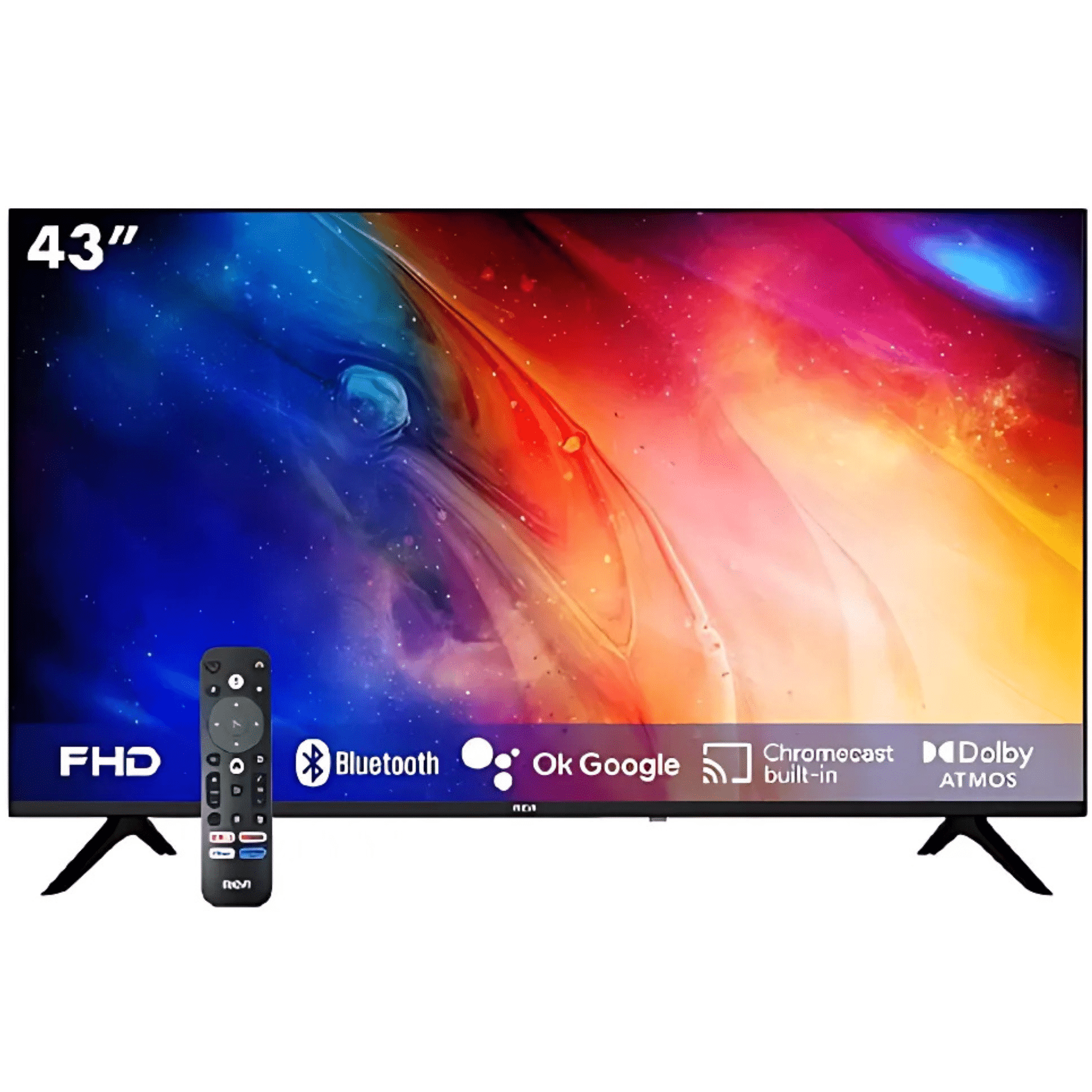 Televisor Tv Rca 43" Led Smart 43fhdrc 1 Puerto Usb 2.0, Conector De ...