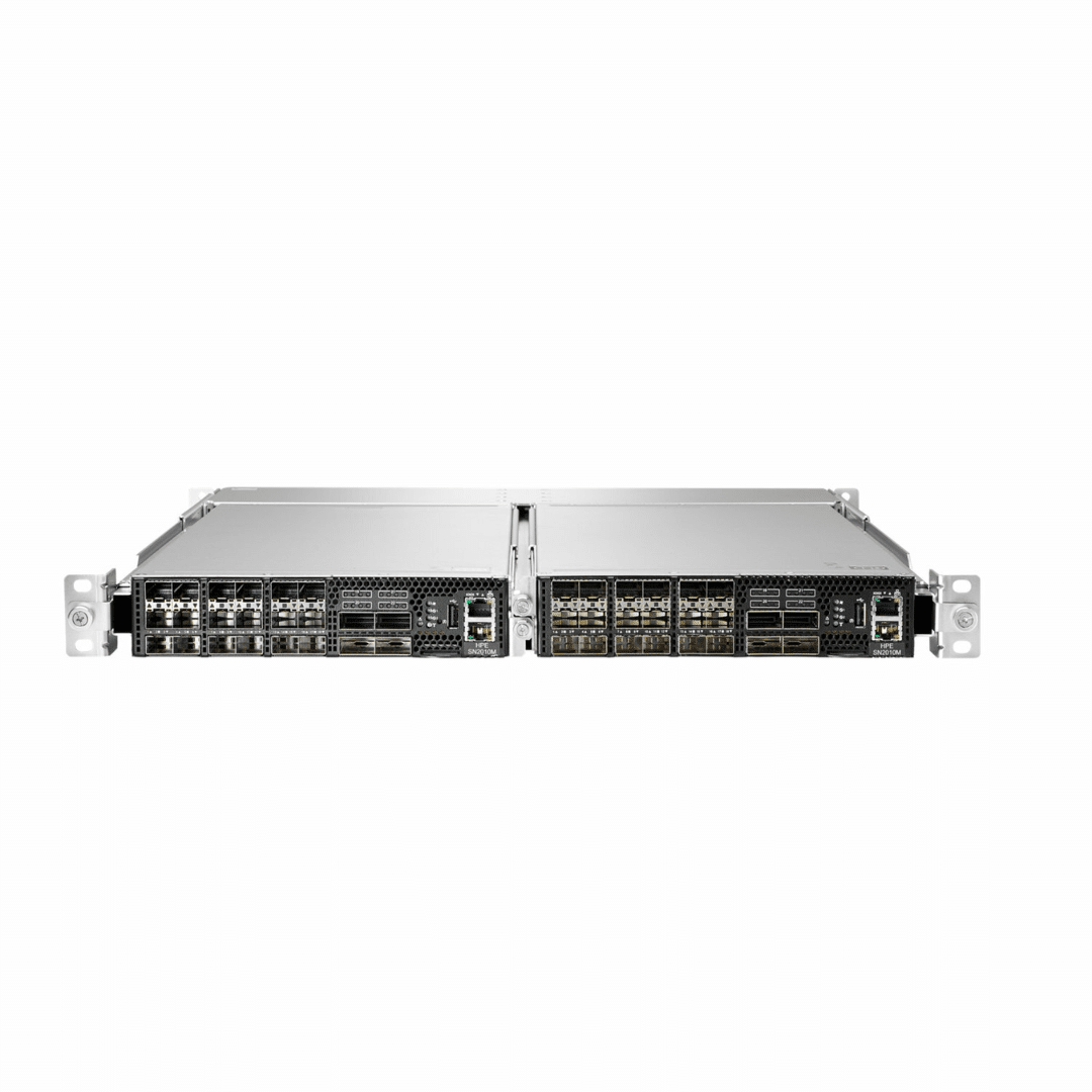 HPE 25GbE 18SFP28 4QSFP28 Power To Connector Airflow Half Width Switch ...