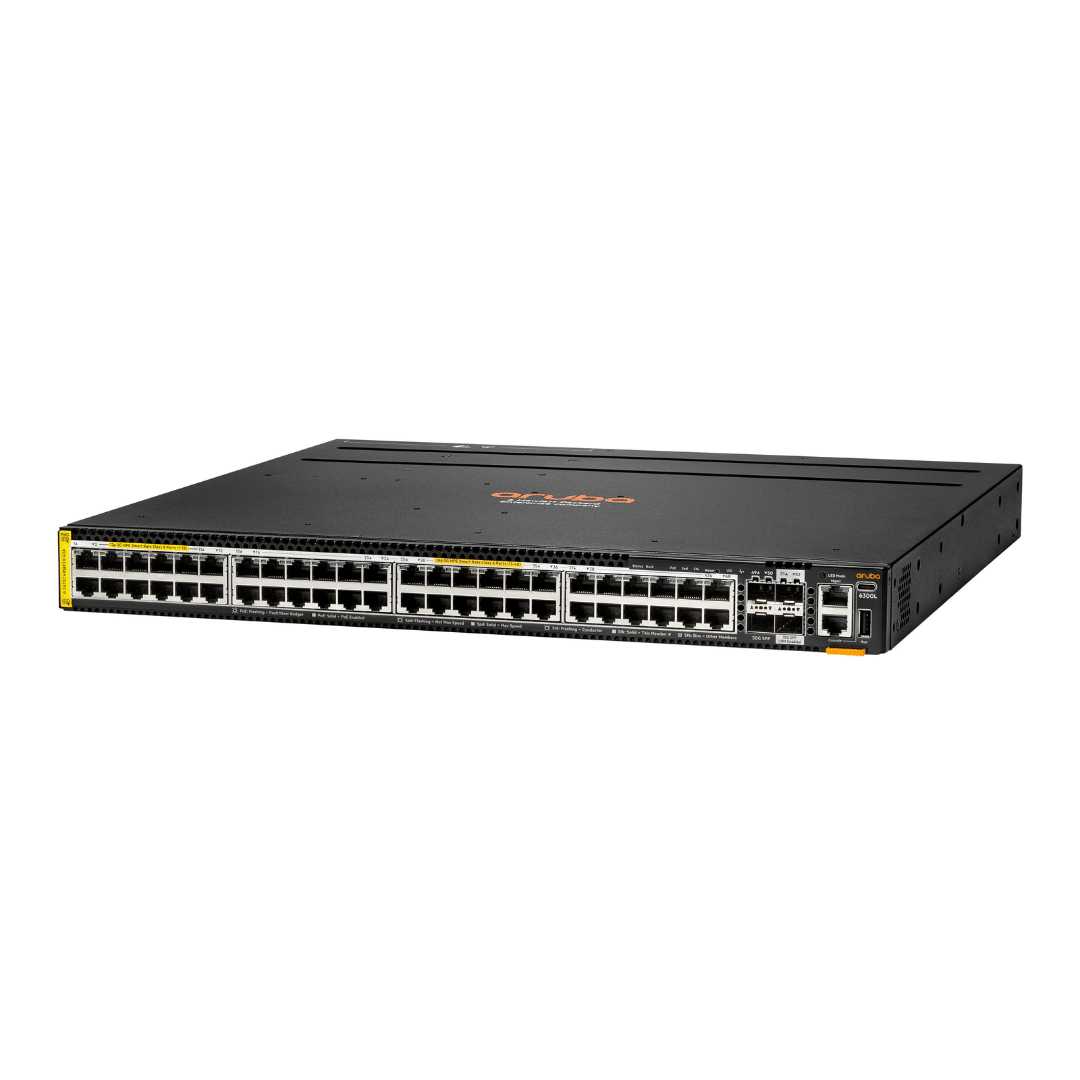 HPE CX 6300 Layer 3 Switch - 48 Ports - Manageable - 5 Gigabit Ethernet ...