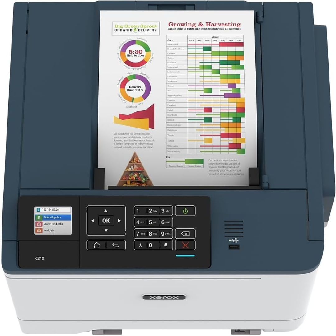 Xerox C310 Color Laser Printer, A4/letter Size Paper, 35ppm, Duplex ...