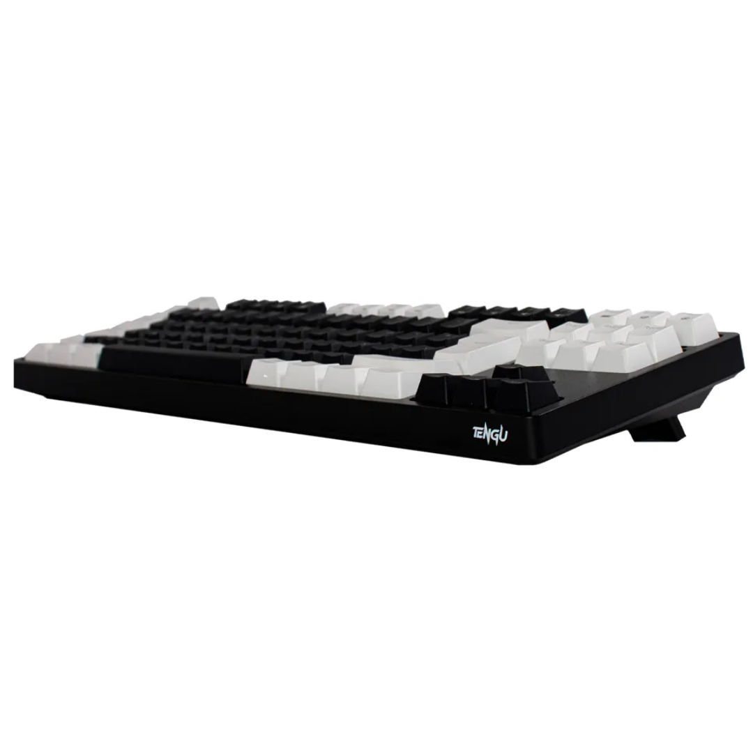 Teclado Mecanico Tengu Rgb Negro/blanco Swich/rojo Yokai Wifi-wired ...